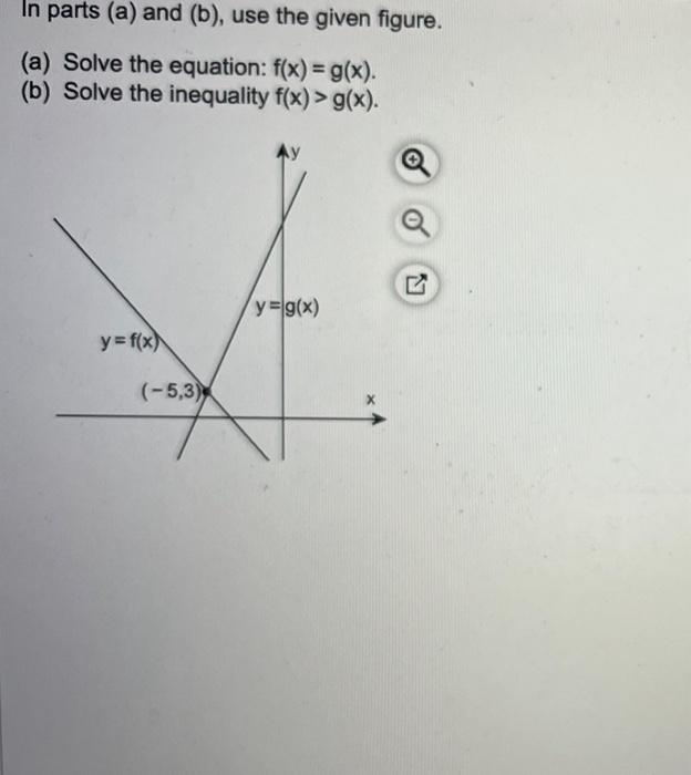 Solved In parts (a) and (b), use the given figure. (a) Solve | Chegg.com