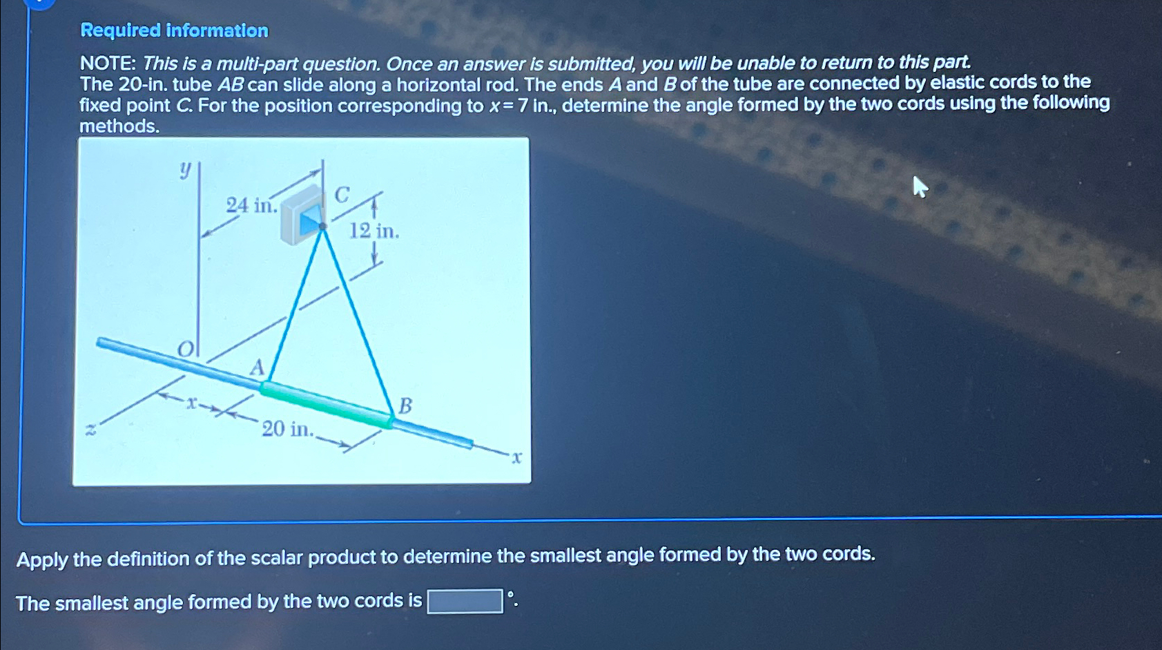 Solved Required informationNOTE: This is a multi-part | Chegg.com