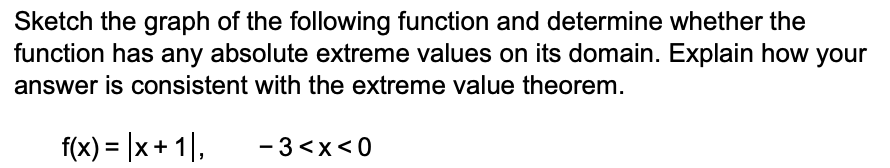 Solved Sketch the graph of the following function and | Chegg.com