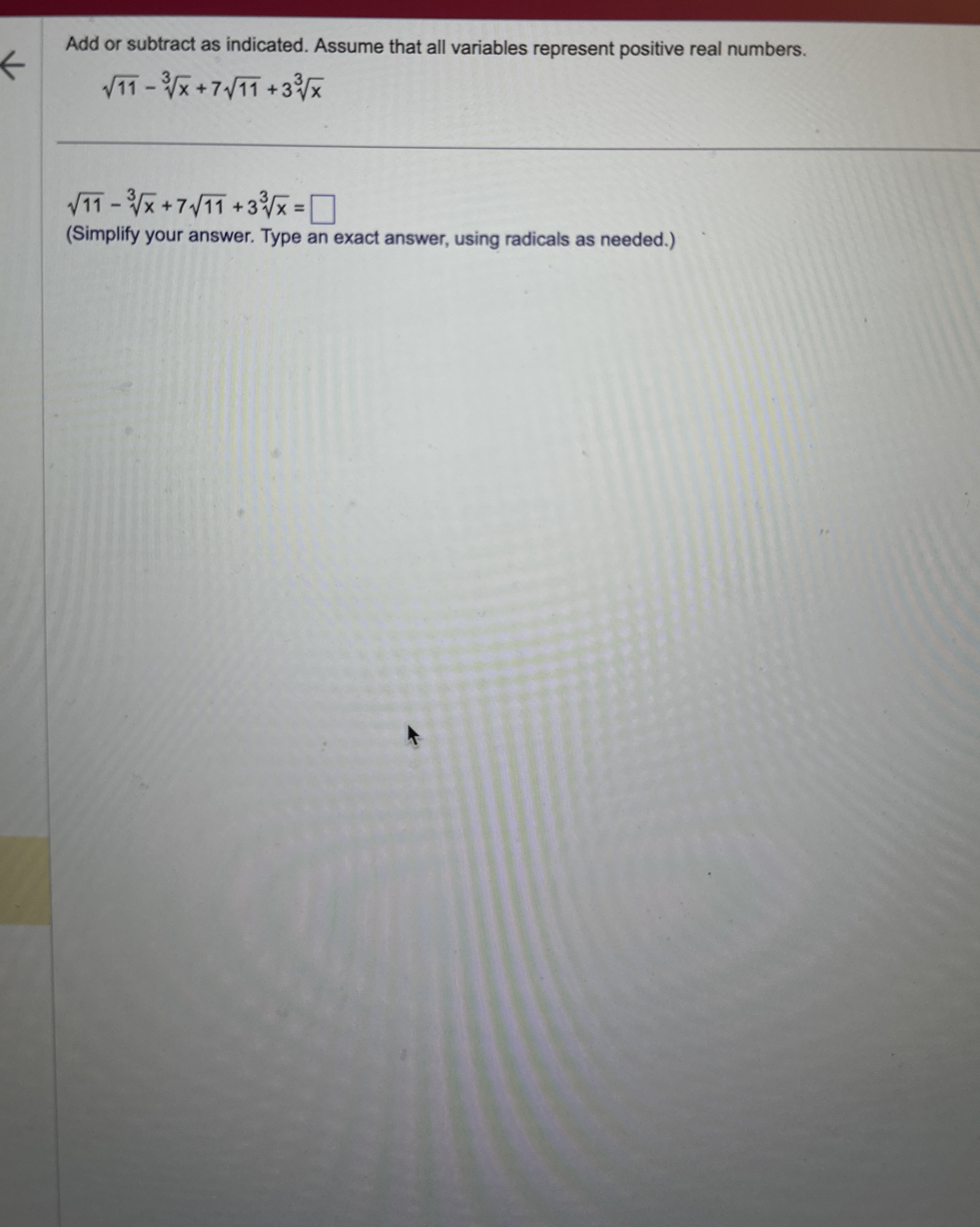 Solved by an EXPERT Add or subtract as indicated. Assume that all | Chegg.com