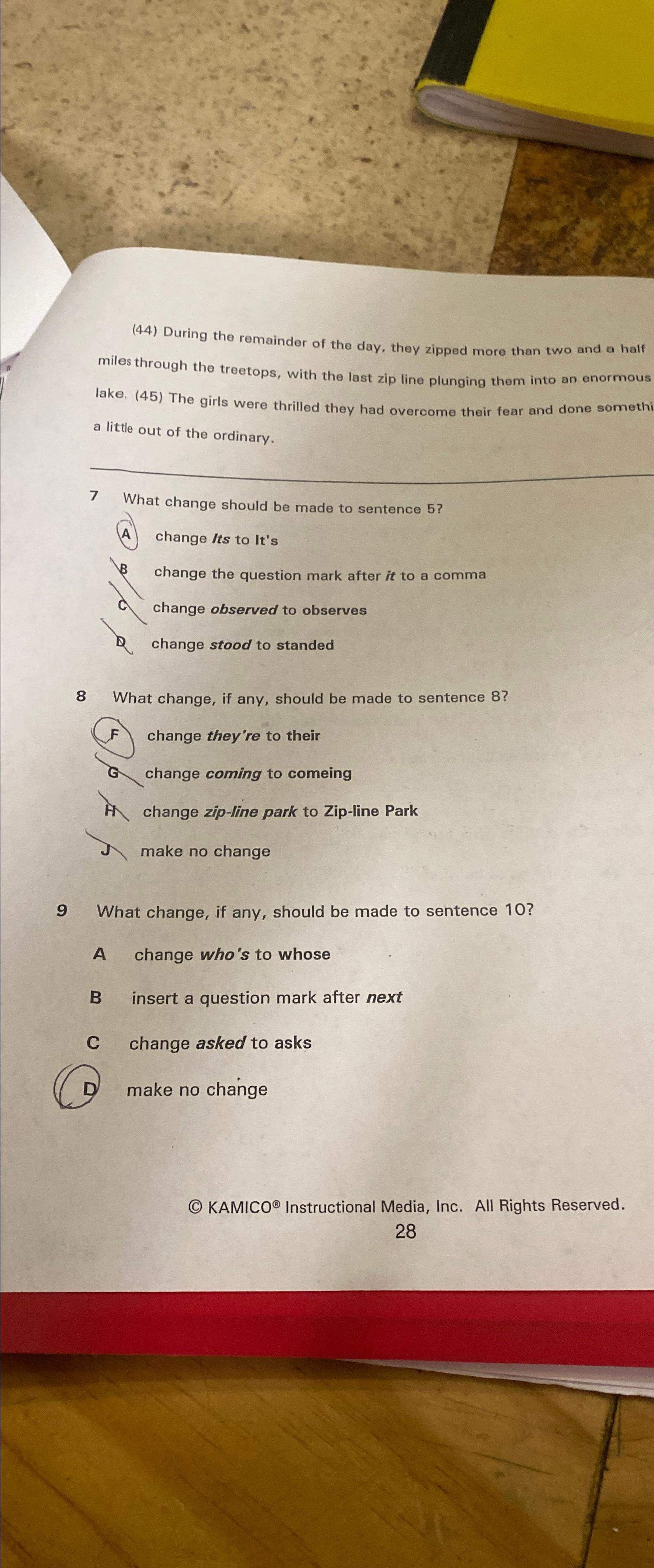Solved How to solve...(44) ﻿During the remainder of the day, | Chegg.com