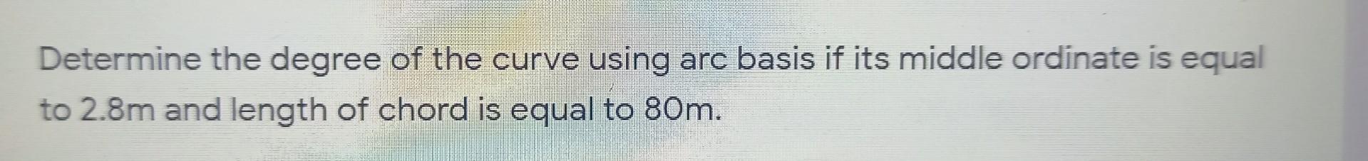 Solved Determine the degree of the curve using arc basis if | Chegg.com