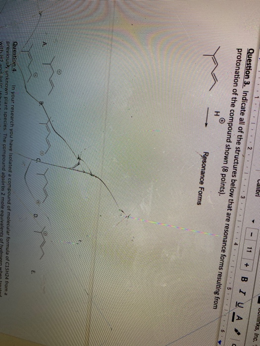 Solved Question 3. Indicate all of the structures below that | Chegg.com