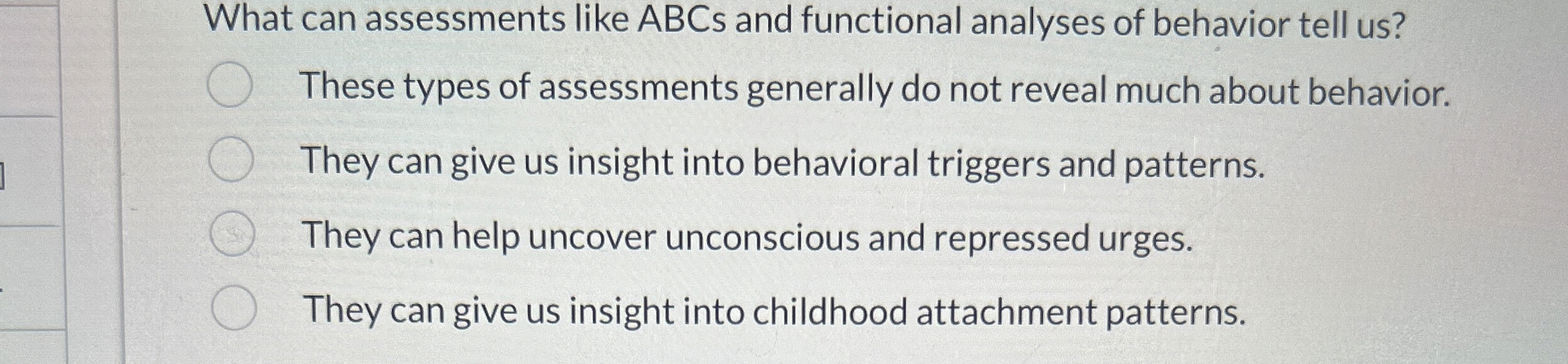 Solved What can assessments like ABCs and functional | Chegg.com
