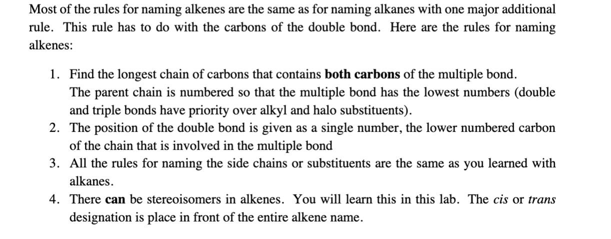 Solved Answer these questions: Most of the rules for naming | Chegg.com