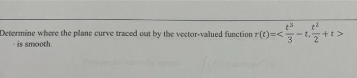 Solved 5 Determine where the plane curve traced out by the | Chegg.com