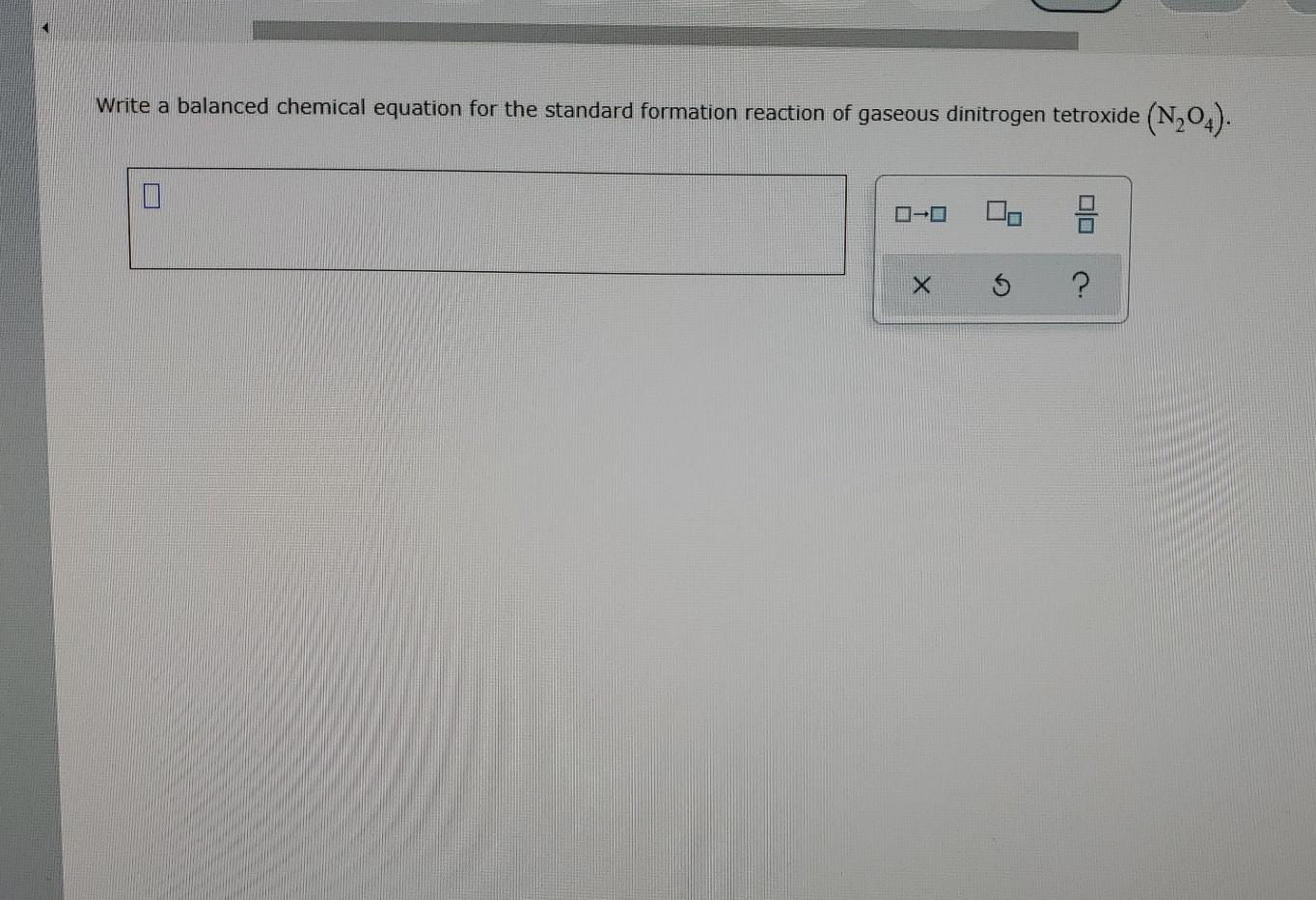 Solved write a balanced chemical equation for the standard | Chegg.com