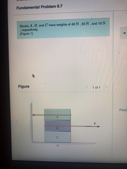Solved Fundamental Problem 8.7 Blocks A, B, and C have | Chegg.com