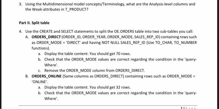 Solved 1. CREATE the following tables: PRODUCT_COPY | Chegg.com