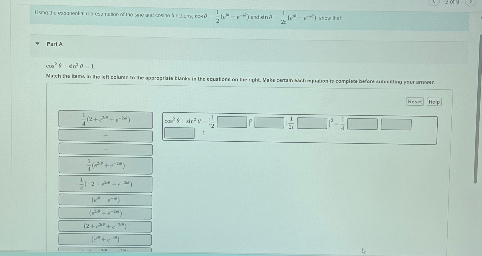 Solved Using the exponential representation of the sine and | Chegg.com