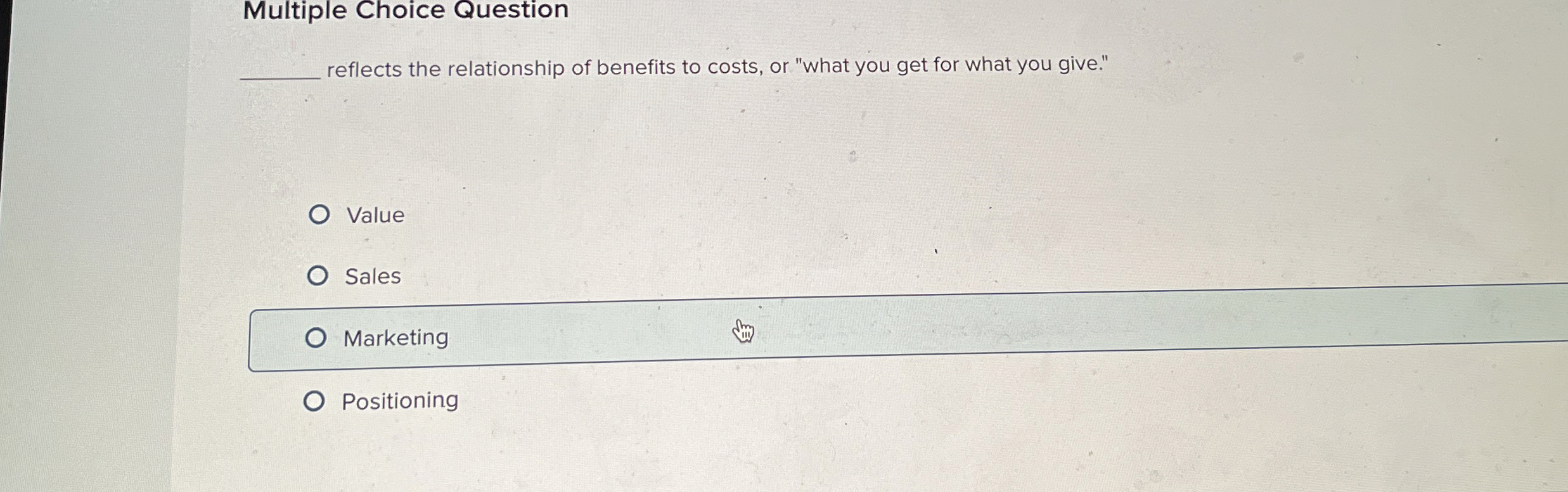 Solved Multiple Choice Questionreflects the relationship of | Chegg.com