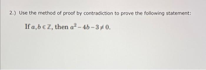 Solved 1.) Use proof by cases to prove the following | Chegg.com