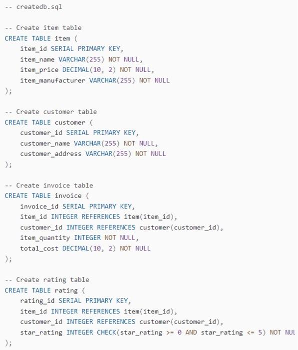 Solved Consider the following relational model that | Chegg.com