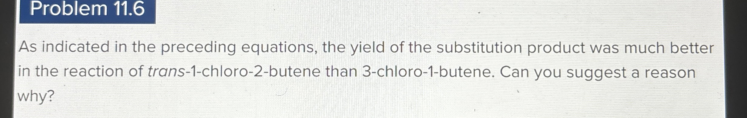 Solved Problem 11.6As indicated in the preceding equations, | Chegg.com
