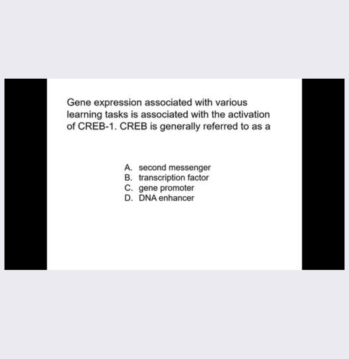 Solved Gene expression associated with various learning | Chegg.com
