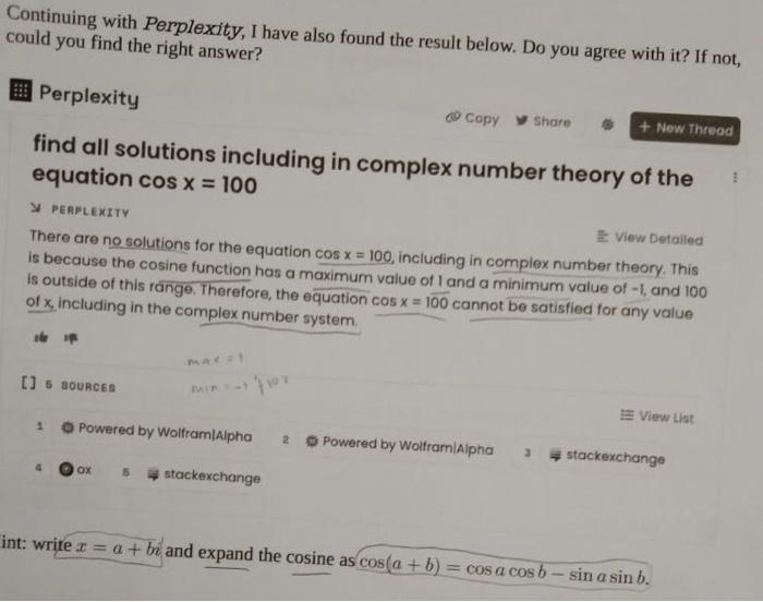 Solved Continuing with Perplexity, I have also found the | Chegg.com