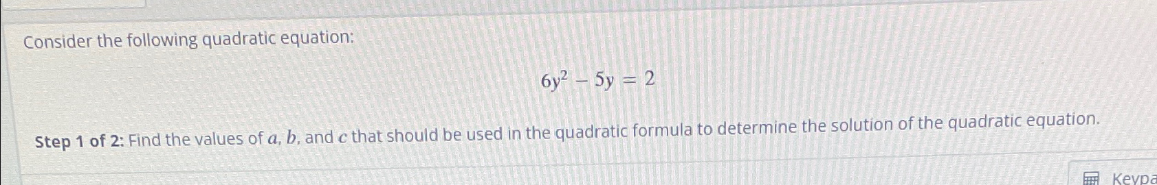 Solved Consider the following quadratic | Chegg.com