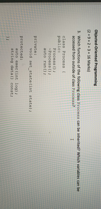 Solved Objected Oriented Programming 2 9 2 3 16 