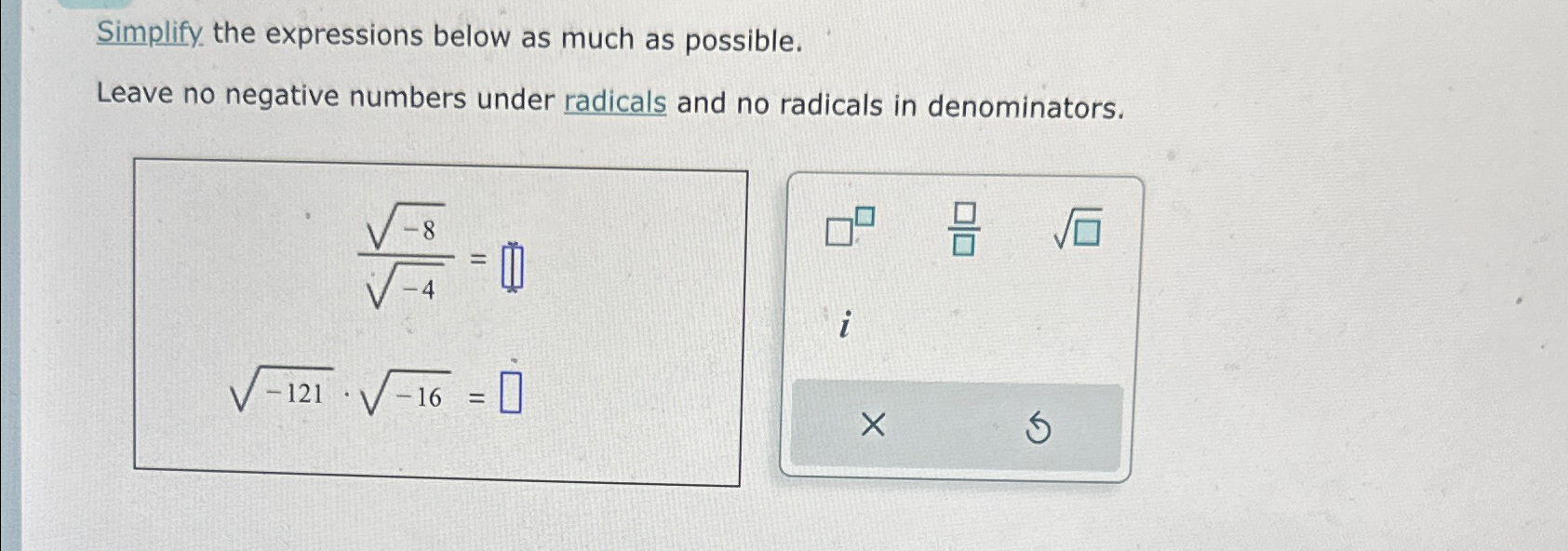 Solved Simplify the expressions below as much as | Chegg.com