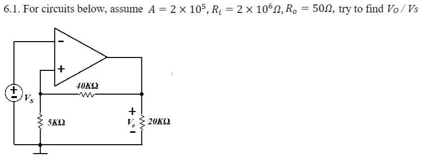 Solved 6.1. ﻿For circuits below, assume | Chegg.com