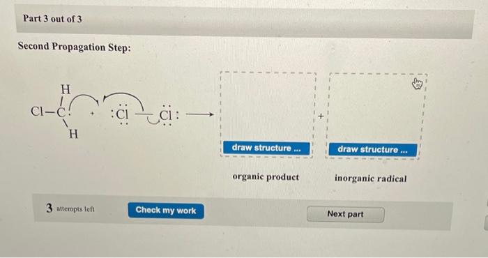 Solved Write equations for the initiation and propagation | Chegg.com