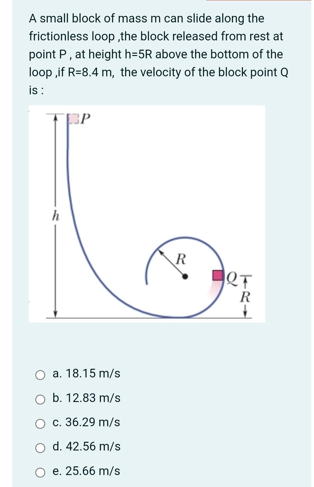 Solved A small block of mass m can slide along the | Chegg.com