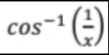Solved cos−1(x1) | Chegg.com