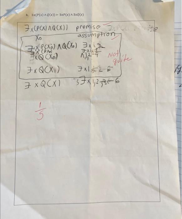 Solved 4 5 Pts Each Prove The Validity Of The Following 