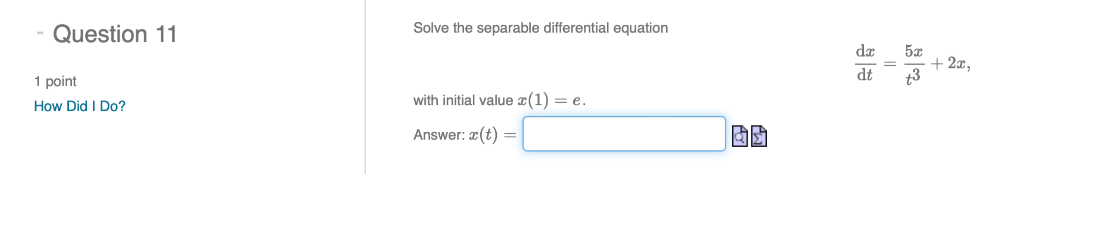 Solved Solve The Separable Differential