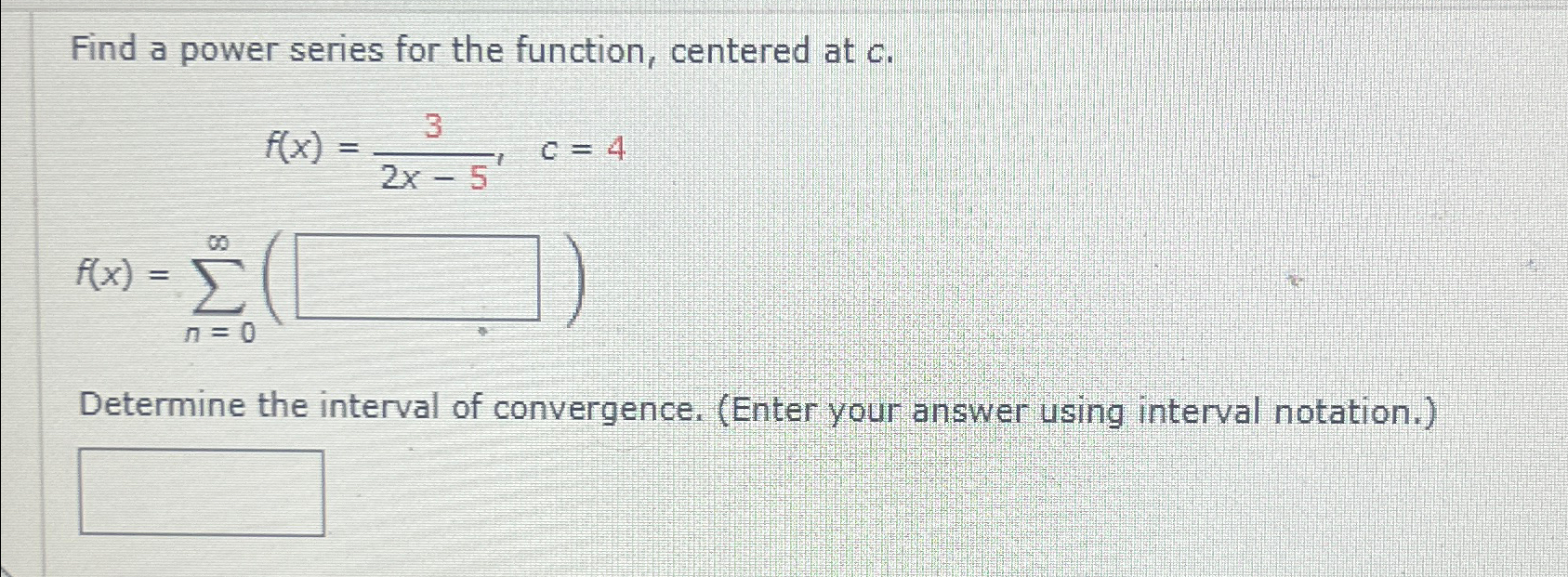 Solved Find a power series for the function, centered at | Chegg.com
