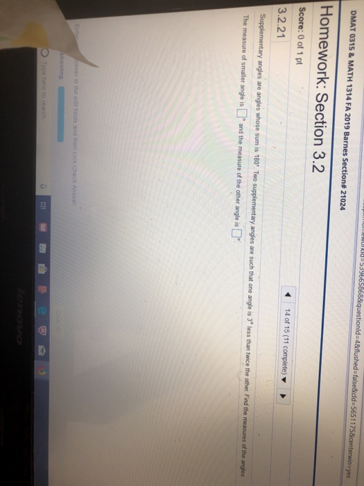 Solved DMAT 0315& MATH 1314 FA 2019 Barnes Section# 21024 | Chegg.com