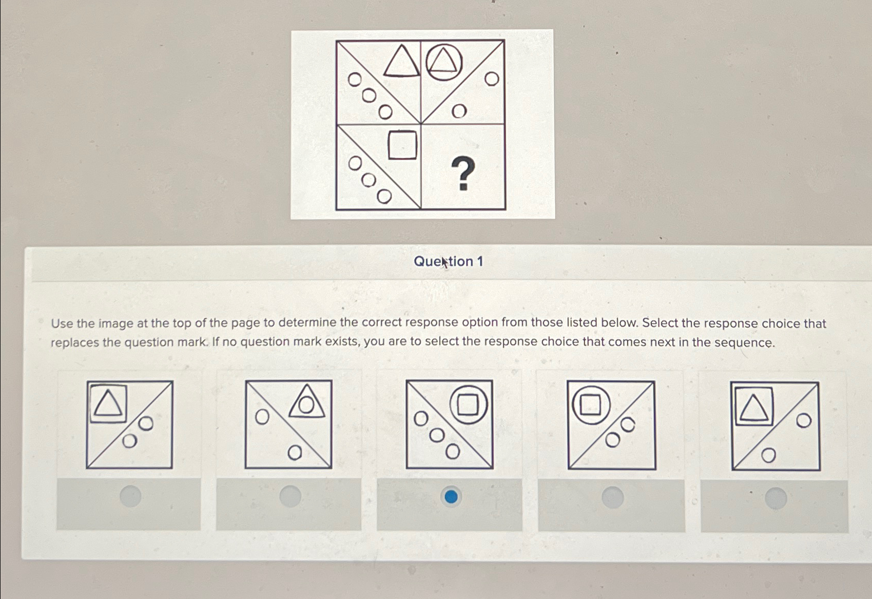 Solved Quetion 1Use the image at the top of the page to | Chegg.com