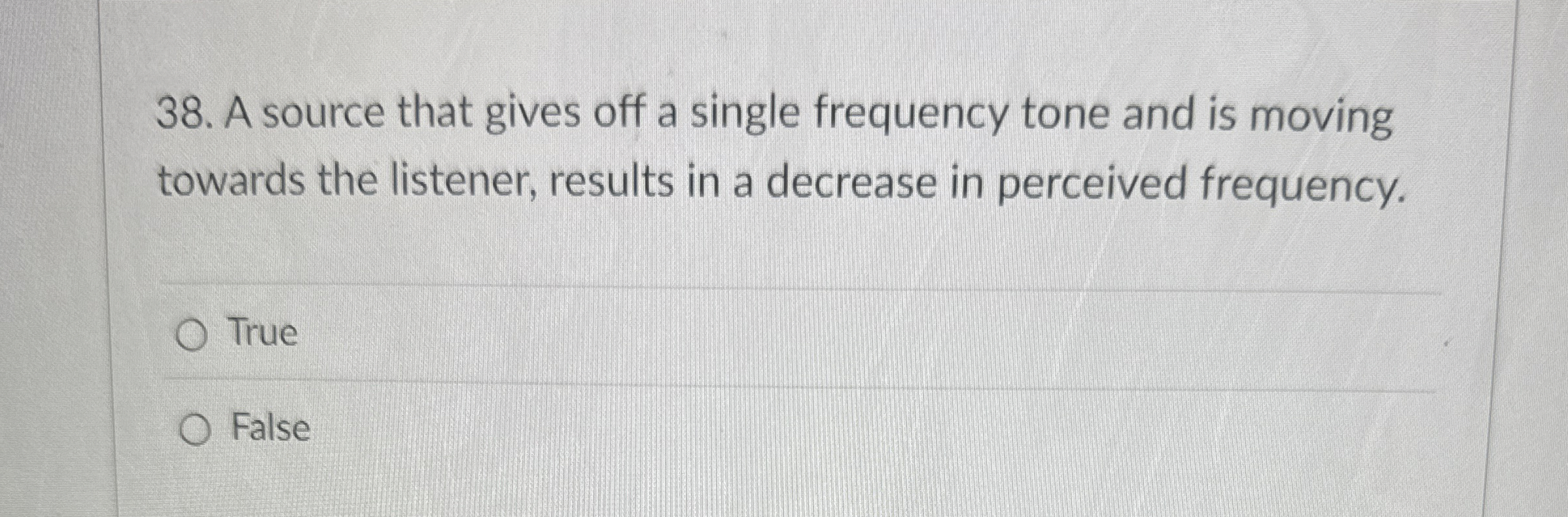 Solved A source that gives off a single frequency tone and | Chegg.com