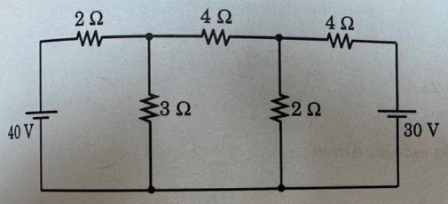 In the circuit shown, find the current passing | Chegg.com