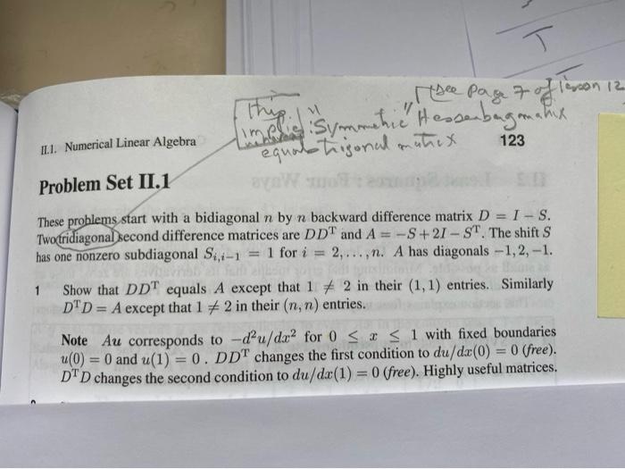 Solved i need help for problem set II.1 p123 of gilbert | Chegg.com
