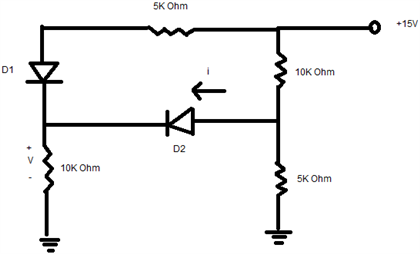 Solved What is the status of each diode and the values of | Chegg.com