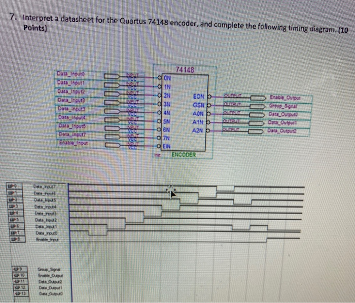 Solved 6. Search through datasheets for the 74148 device to | Chegg.com
