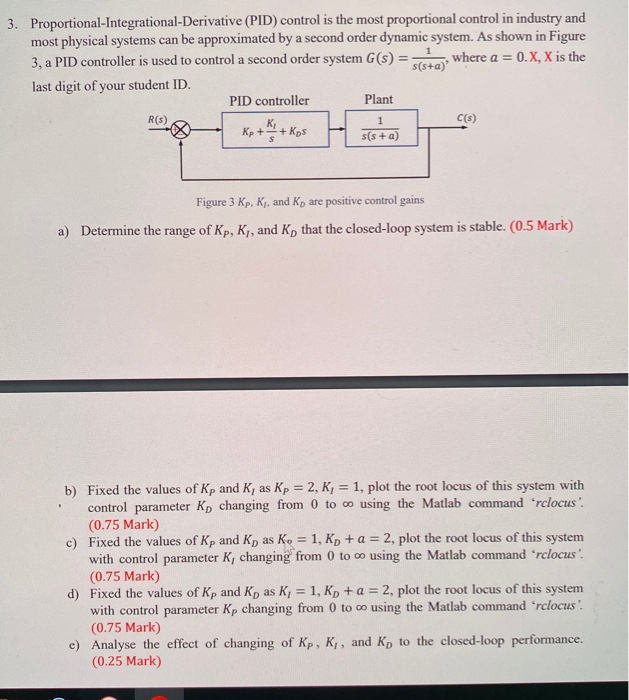 Solved Proportional-Integrational-Derivative (PID) control | Chegg.com