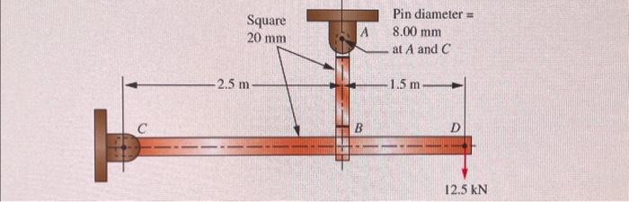 Solved 79. For the vertical beam support shown in Figure | Chegg.com