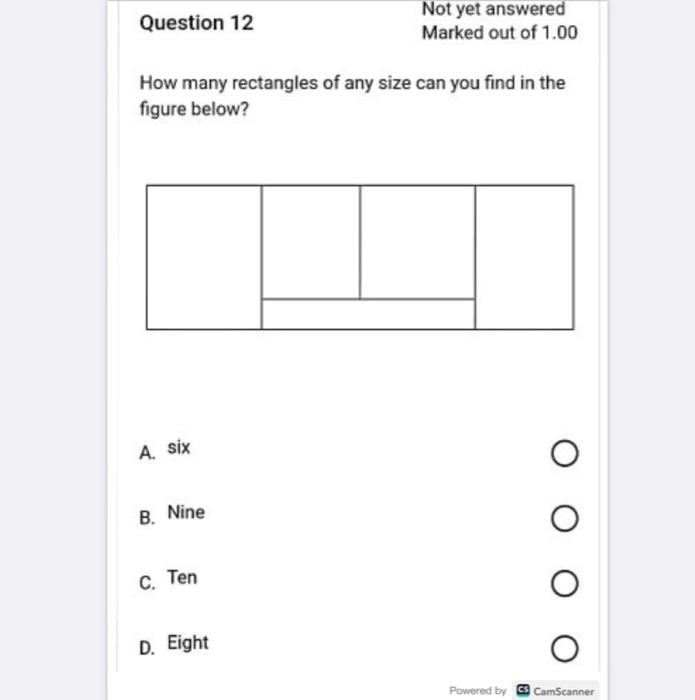 How many rectangles of any size can you find in the | Chegg.com