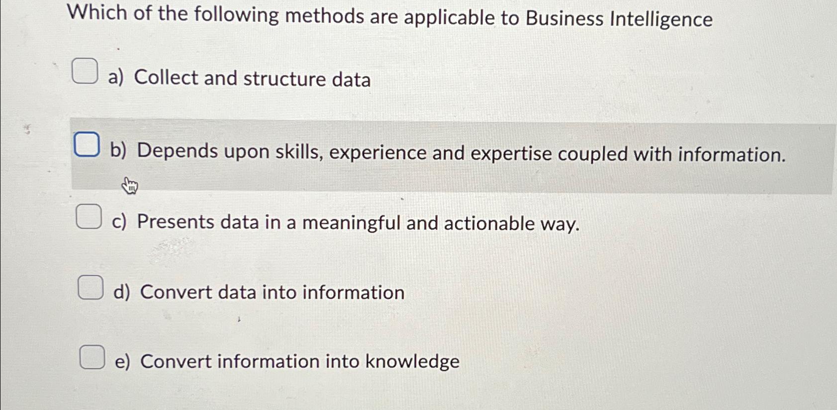 Solved Which of the following methods are applicable to | Chegg.com