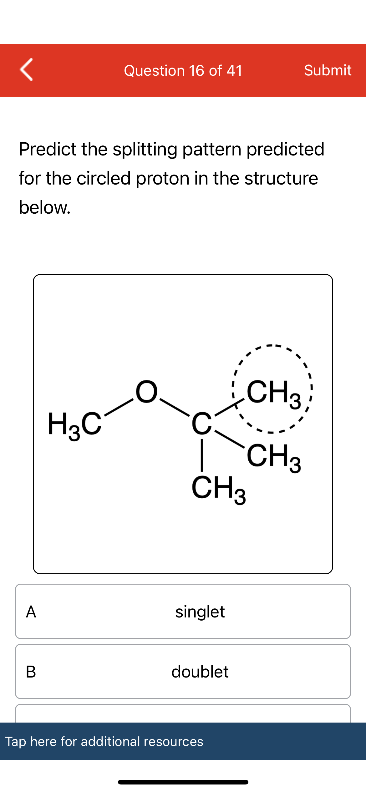Solved Question 16 ﻿of 41SubmitPredict the splitting pattern | Chegg.com