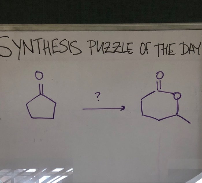 Solved SYNTHESIS PUZZLE OF THE DAY | Chegg.com
