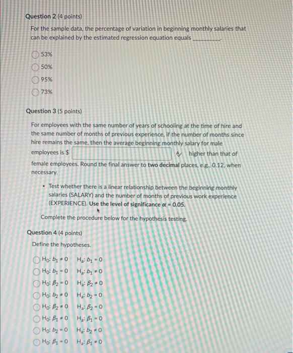 Solved [Chapter 7] Linear Regression A data analyst wishes | Chegg.com