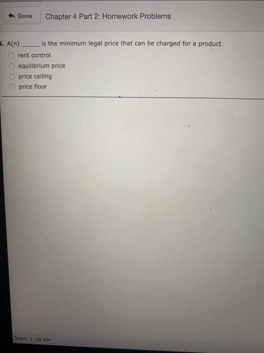 Solved Done Chapter 4 Part 2: Homework Problems 1. (Figure: | Chegg.com