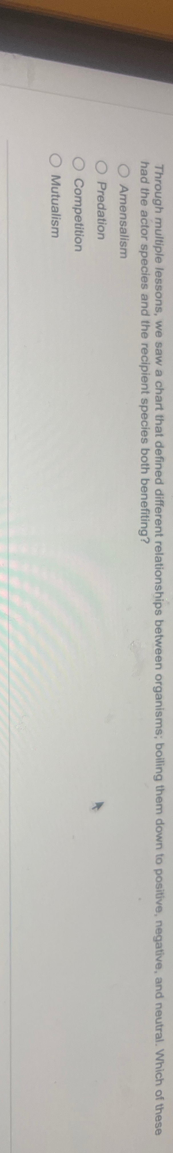 Solved Through multiple lessons, we saw a chart that defined | Chegg.com