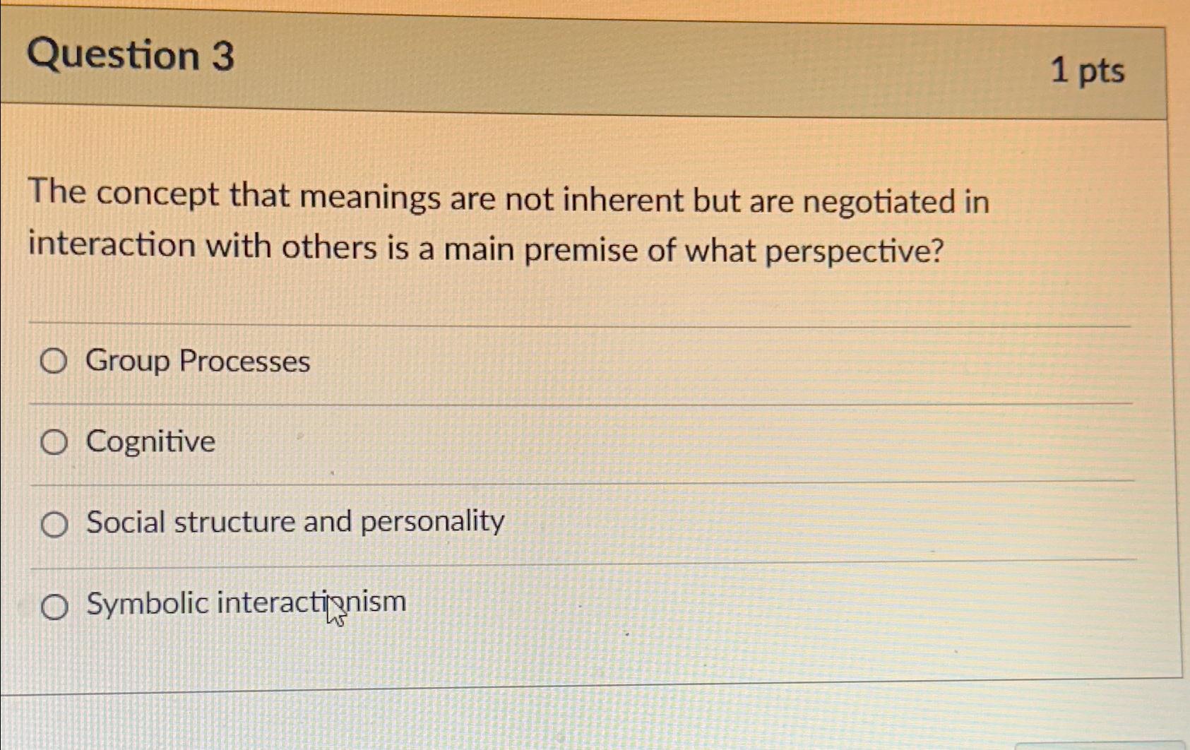 Solved Question 31 ﻿ptsThe concept that meanings are not | Chegg.com