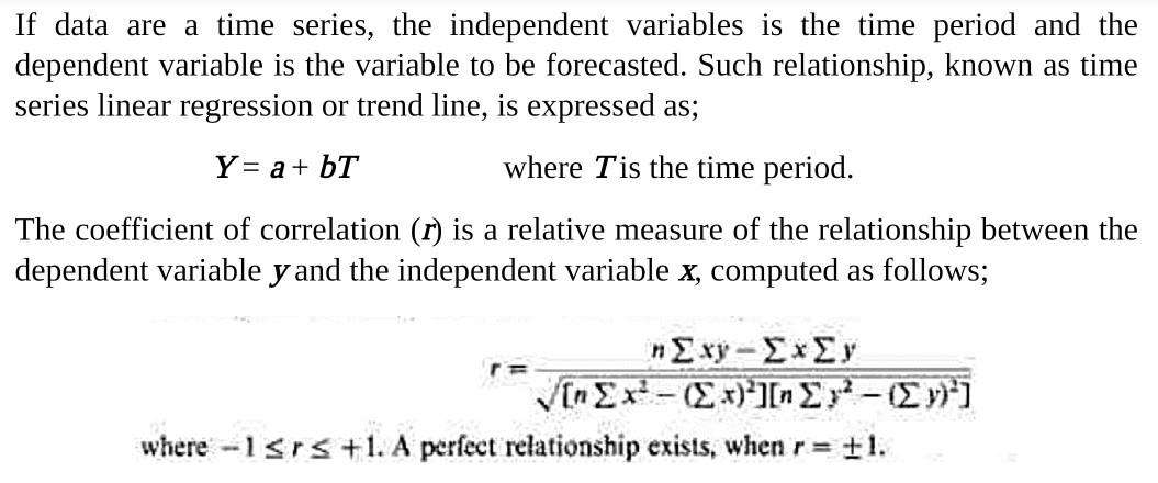 Solved Forecasting Is Predicting Or Estimating The Future 9529