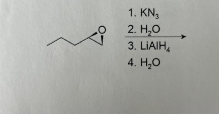 Solved 1. KN3 4. H2O | Chegg.com