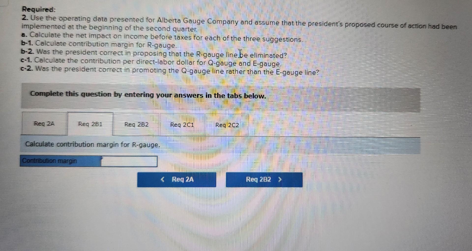 Solved Alberta Gauge Company, Ltd., a small manufacturing | Chegg.com